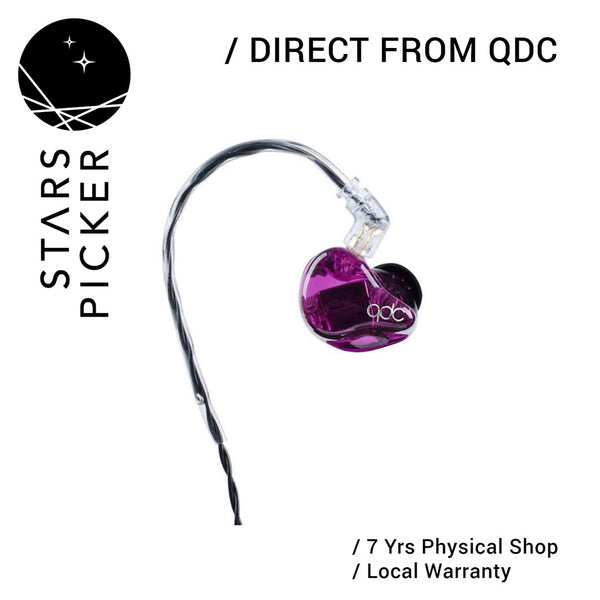 QDC 8SS / 8CS (Studio) 8 Balanced Armature Custom IEM In-Ear Monitor E