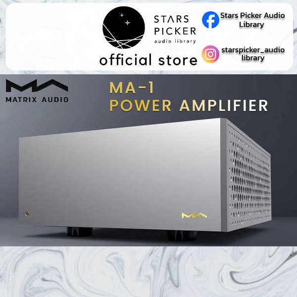 Matrix Audio MA-1 - Flagship Class-AB Power Amplifier with Silent Cool