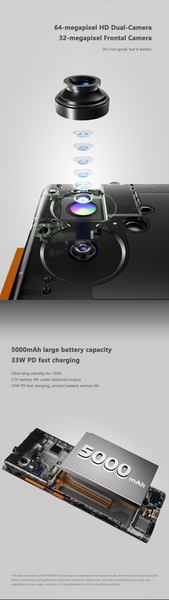 MOONDROP MIAD01 5G Audiophile Smartphone HiFi OLED Screen Cirrus Logic