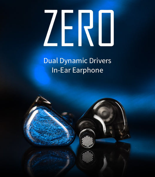 Truthear ZERO (Blue) Dual Dynamic Driver 10mm+7.8mm In-ear Monitor IEM