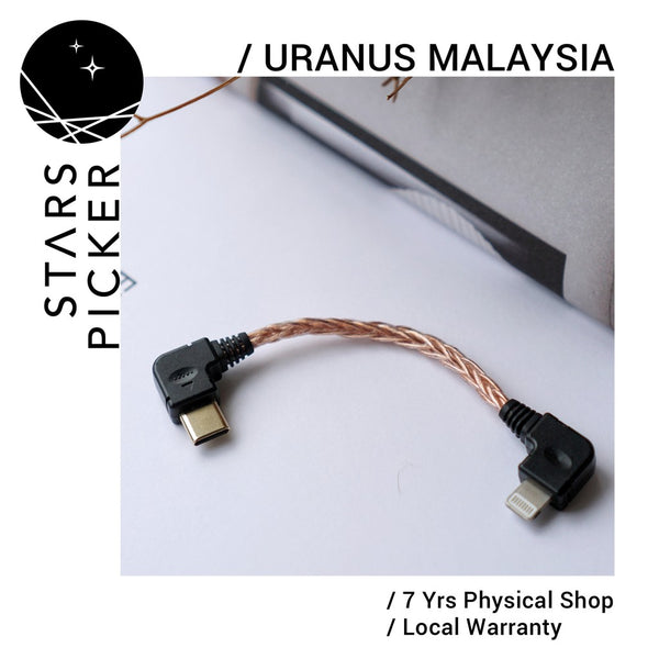 Uranus Lightning-8FOCC (30cm/50cm) - Furutech OCC Copper Upgrade Cable