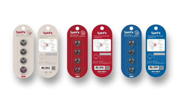SpinFit CP155 CP-155 Premium Silicon Eartips Ear Tips Earbuds for In E